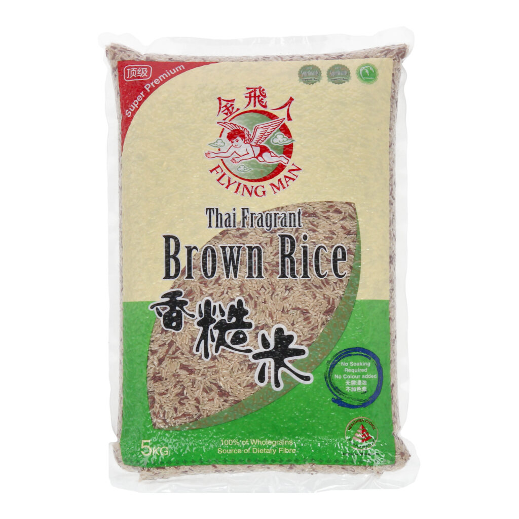 Flying man Brown Rice | 金飞人上等糙米 - Ng Nam Bee Group